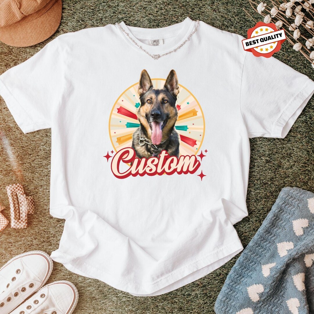 Custom Dog Shirt, Pet Memorial Shirt, Comfort Colors Dog Tee ...
