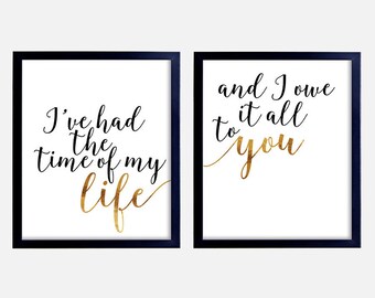 Time of my life | Etsy