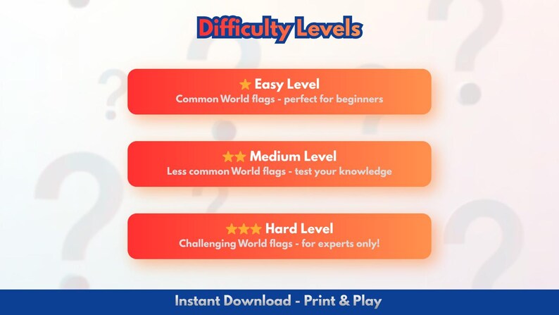 World Flags Quiz Bundle Printable | Set 1 2 3 | Geography Game for Kids ...