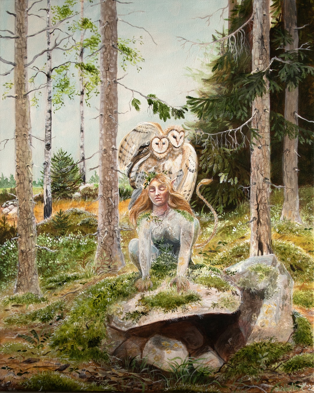 Original Art: wisdom Keeper. Troll, Spiritual, Healing, Feminine ...