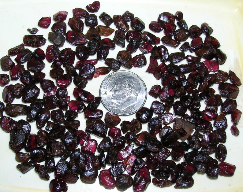Natural Pyrope Garnet Loose Rough Lot 200 Cts - Etsy