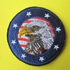 Jumbo Born to Ride, Eagle Motorcycle Biker Patch, Embroidered Patch is ...