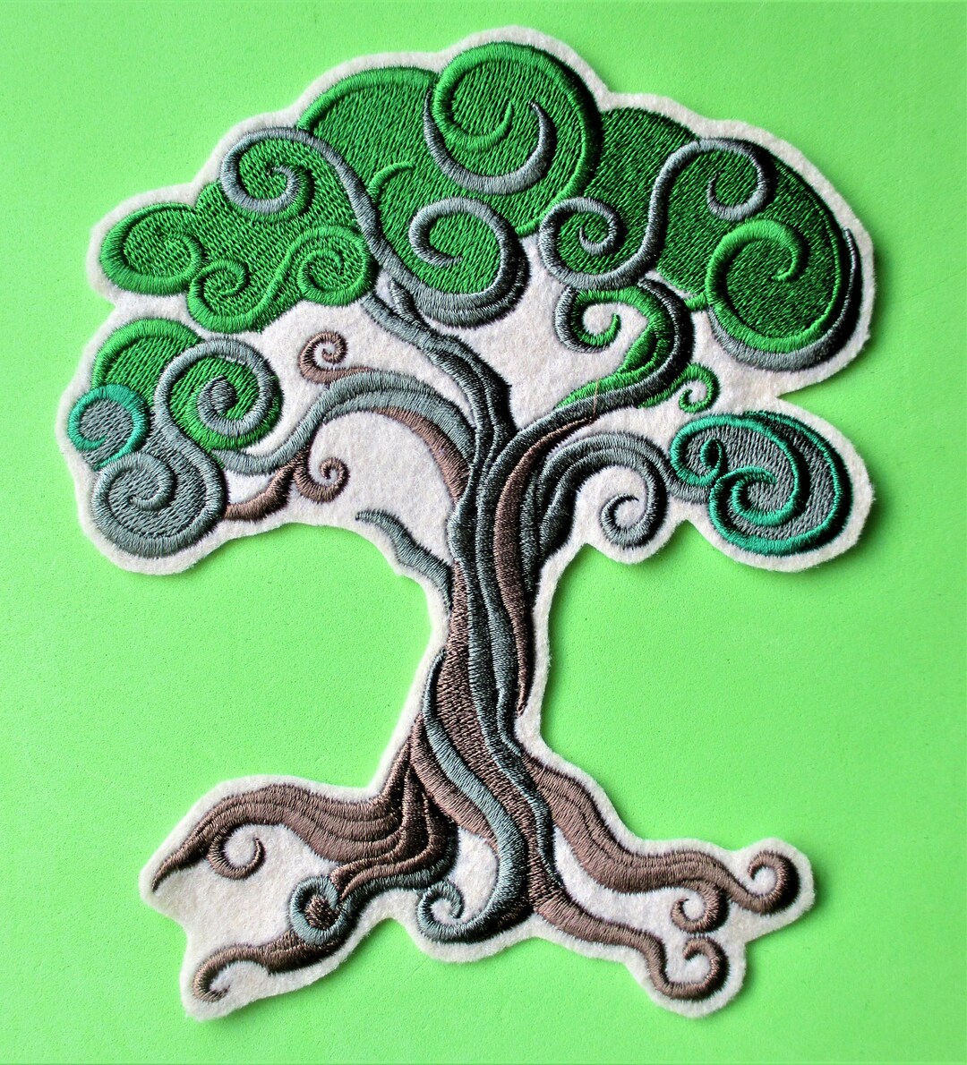 Extra Large Tree of Life Applique Patch, Nature Patch, Hikers and ...