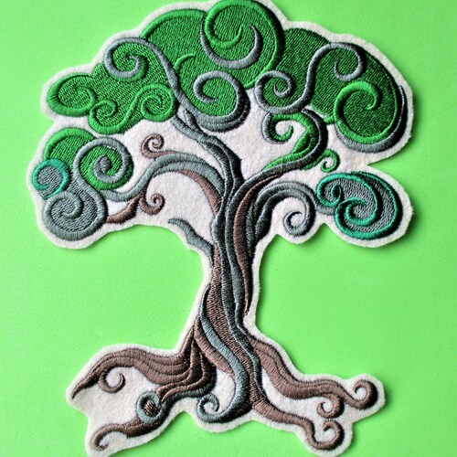 Extra Large Tree of Life Applique Patch Nature Patch Hikers - Etsy