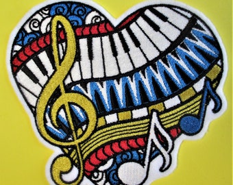 2 Piano Key's Patch Custom Made AP135 - Etsy