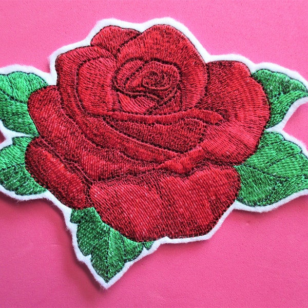 Large Rose Applique - Etsy