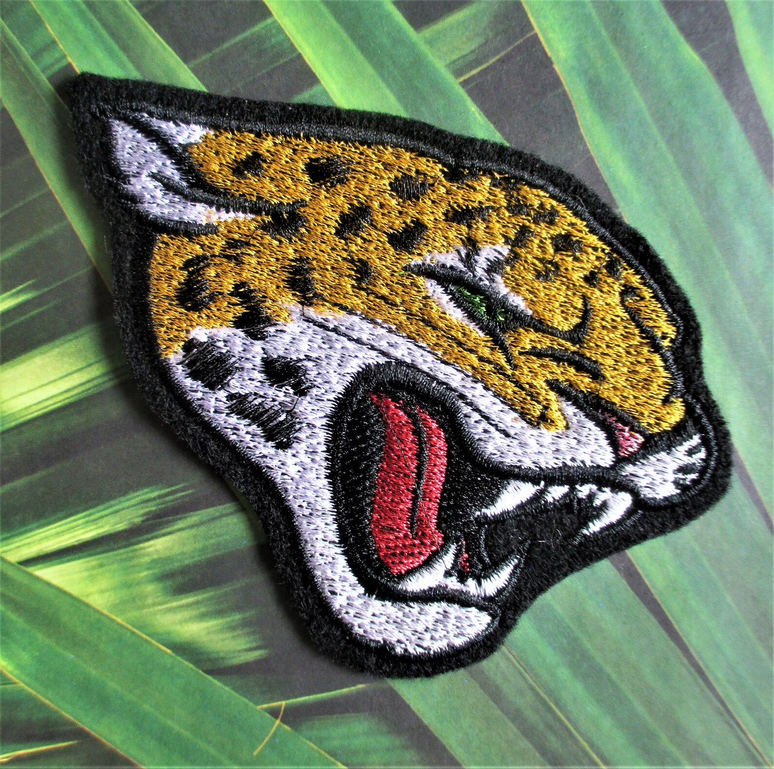 Embroidered Jaguar Applique Patch Jungle Cat Iron on or Sew - Etsy