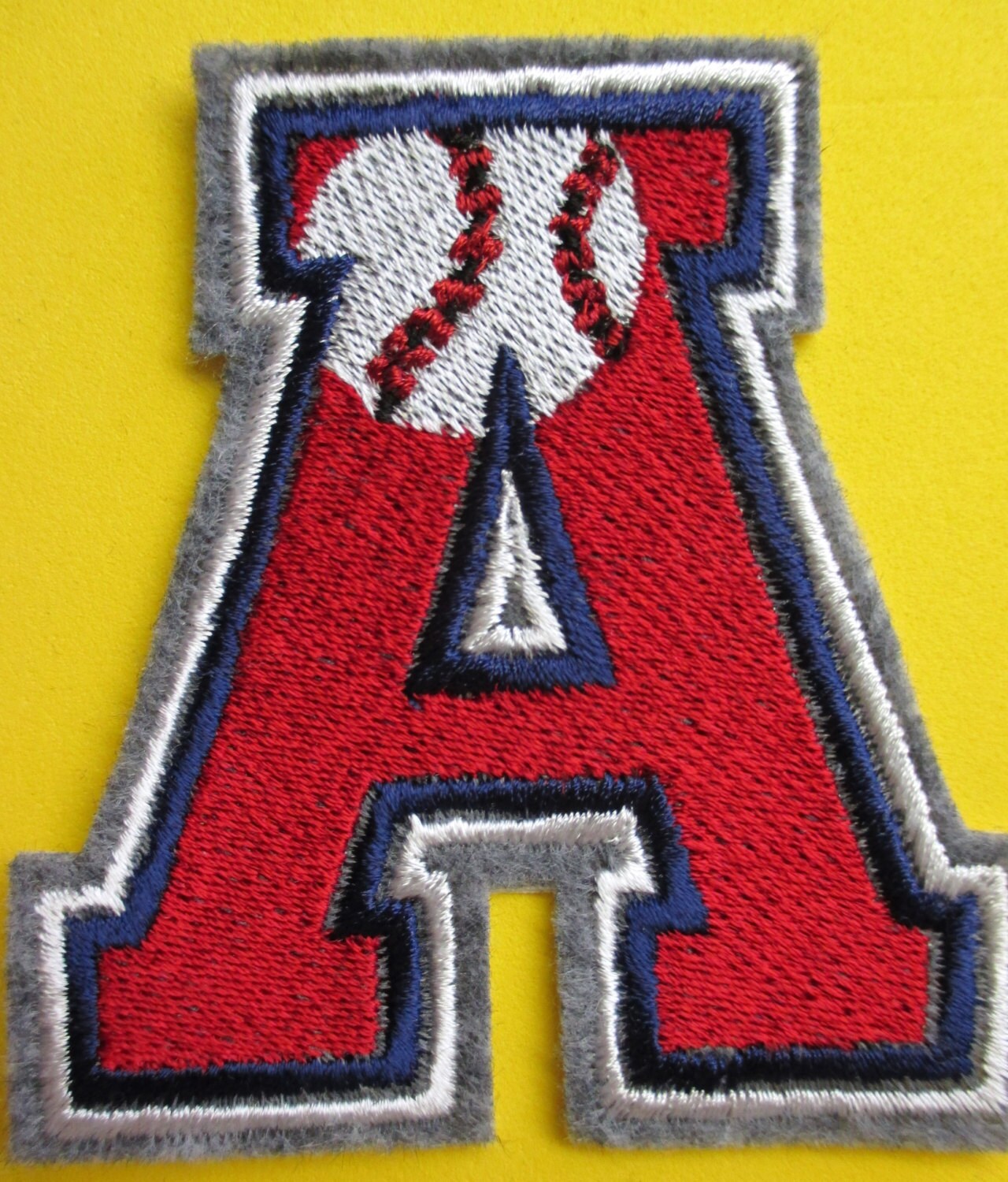 Embroidered 3 Inch Baseball Monogram Letters Team Letters - Etsy