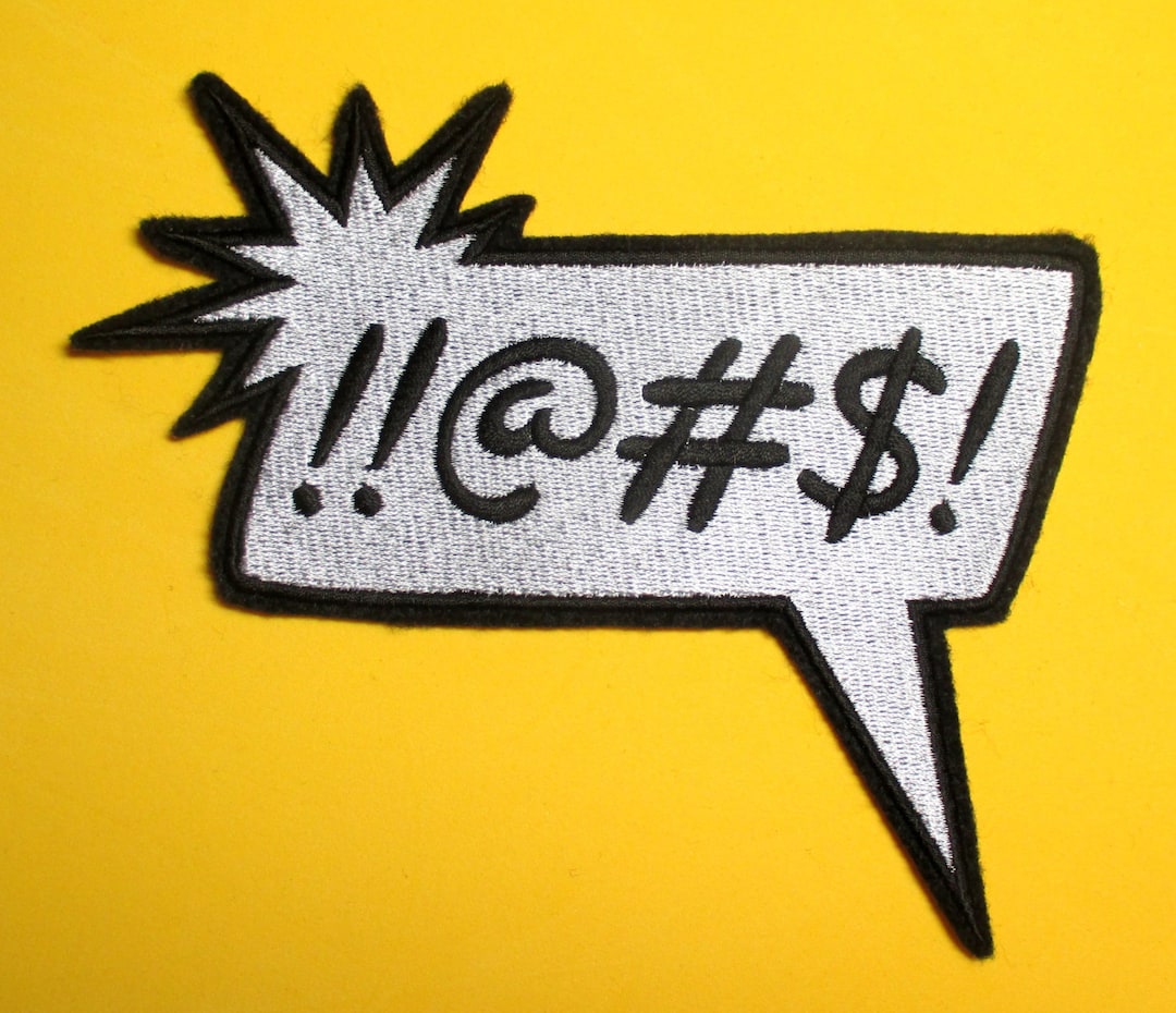 Large Embroidered "some Days" Applique Word Patch, Say It All or Just ...