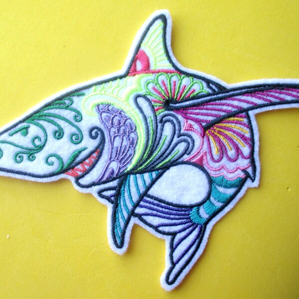 Sew on Shark Applique - Etsy