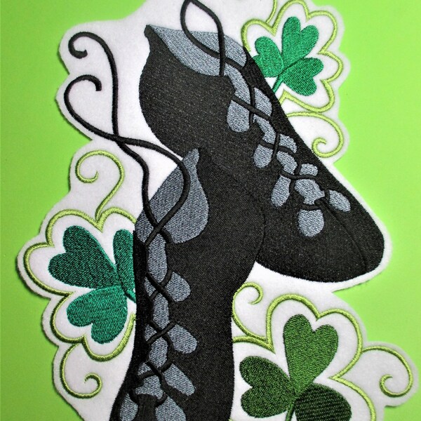 Embroidered Shamrock - Etsy