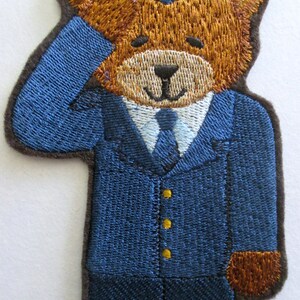 Lrg. Embroidered Air Force Teddy Bear Applique Patch, Christmas ...