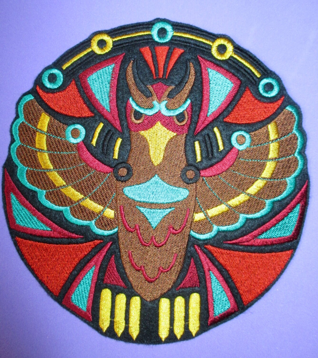 Large 7 Inch Embroidered Thunderbird of Pacific Northwest | Etsy