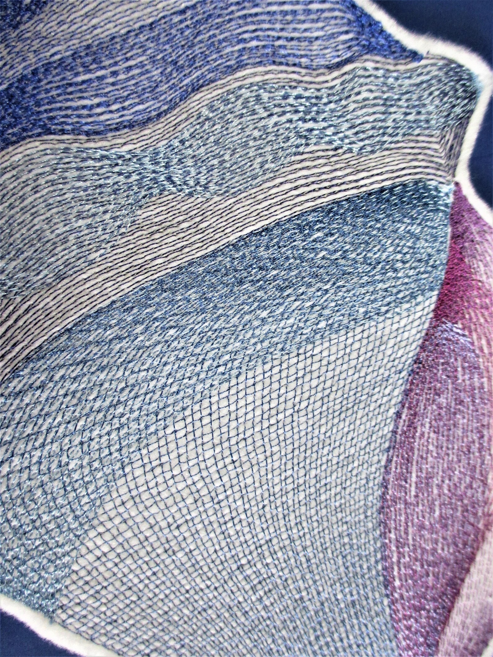 Huge 11.75 Inch Embroidered Applique Patch Whelk Shell in - Etsy