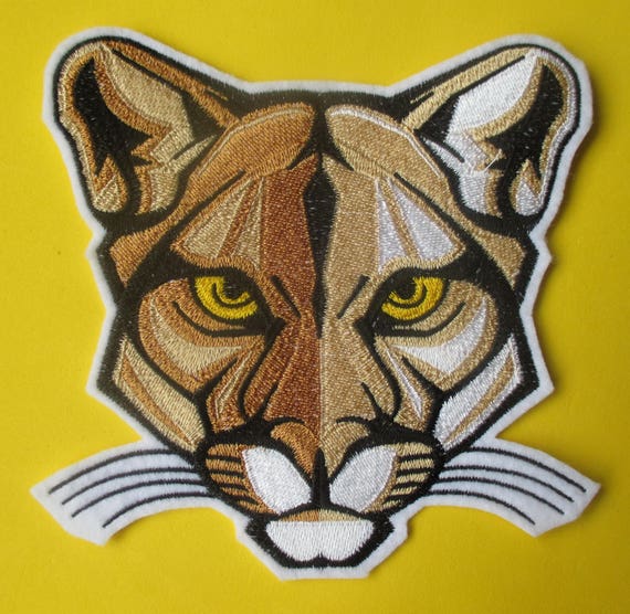 Large 6 1/2 X 6 1/2 Inches Embroidered Puma Applique Patch - Etsy
