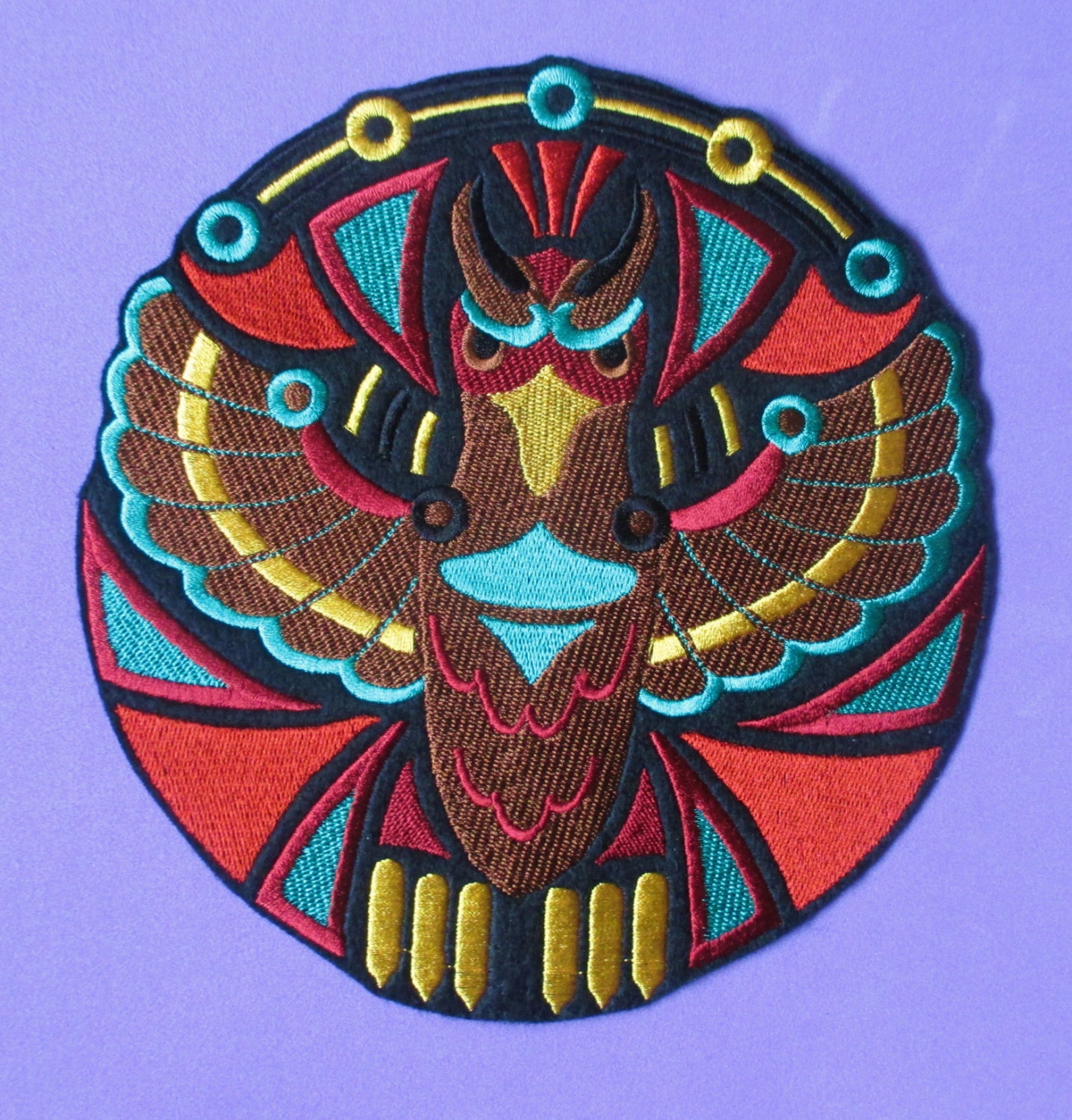 Large 7 Inch Embroidered Thunderbird of Pacific Northwest | Etsy
