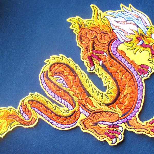 Dragon Applique Patch - Etsy