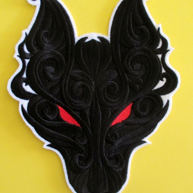 Wolf Applique - Etsy