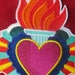 Extra Large Embroidered Milagro ( Miracle ) Heart, Torch, Flame ...