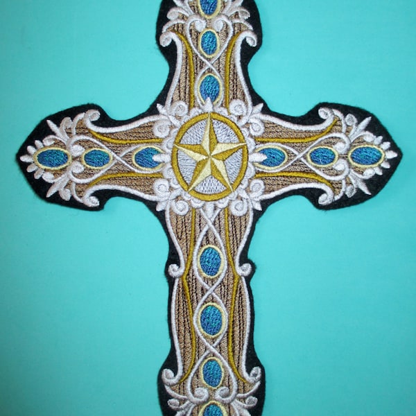 Cross Applique - Etsy