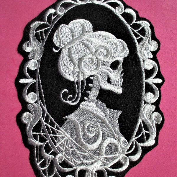 Ornate Skull Patch - Etsy