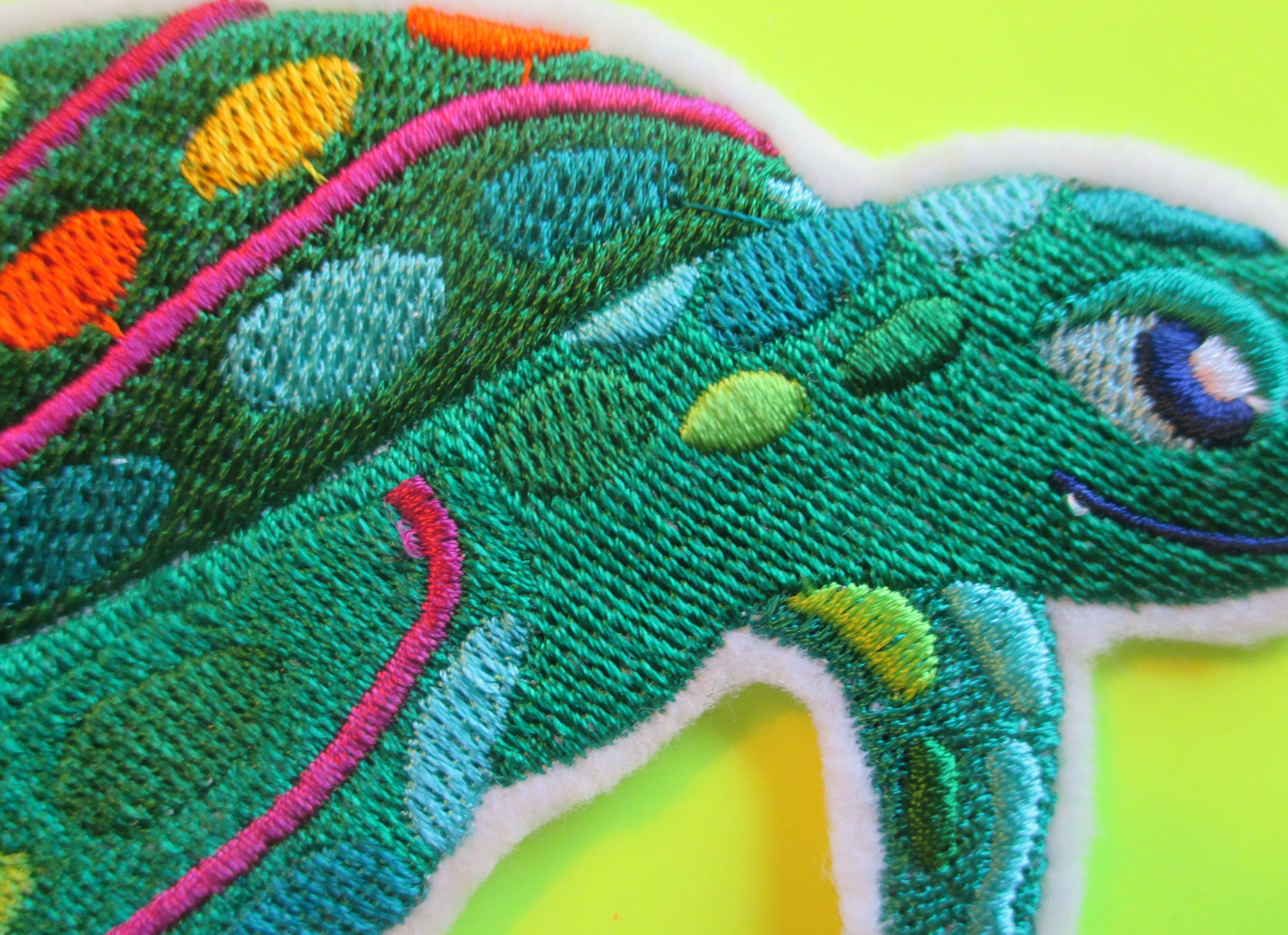 Large Embroidered Sea Turtle Applique Patch Summer Home - Etsy