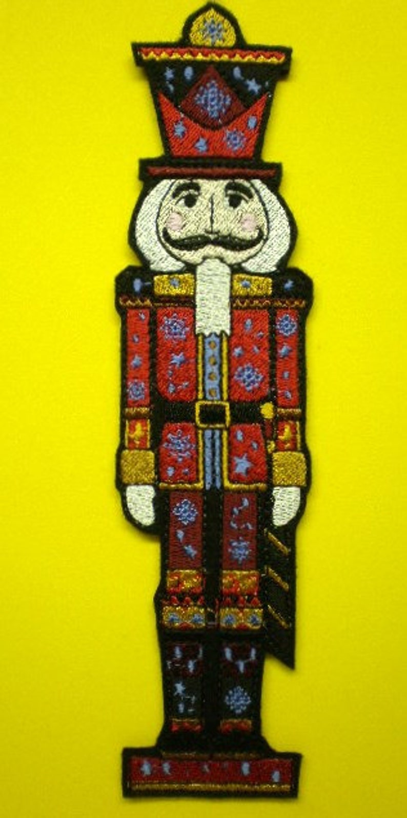 Large 10 Inch Embroidered Christmas Nutcracker Ornament | Etsy