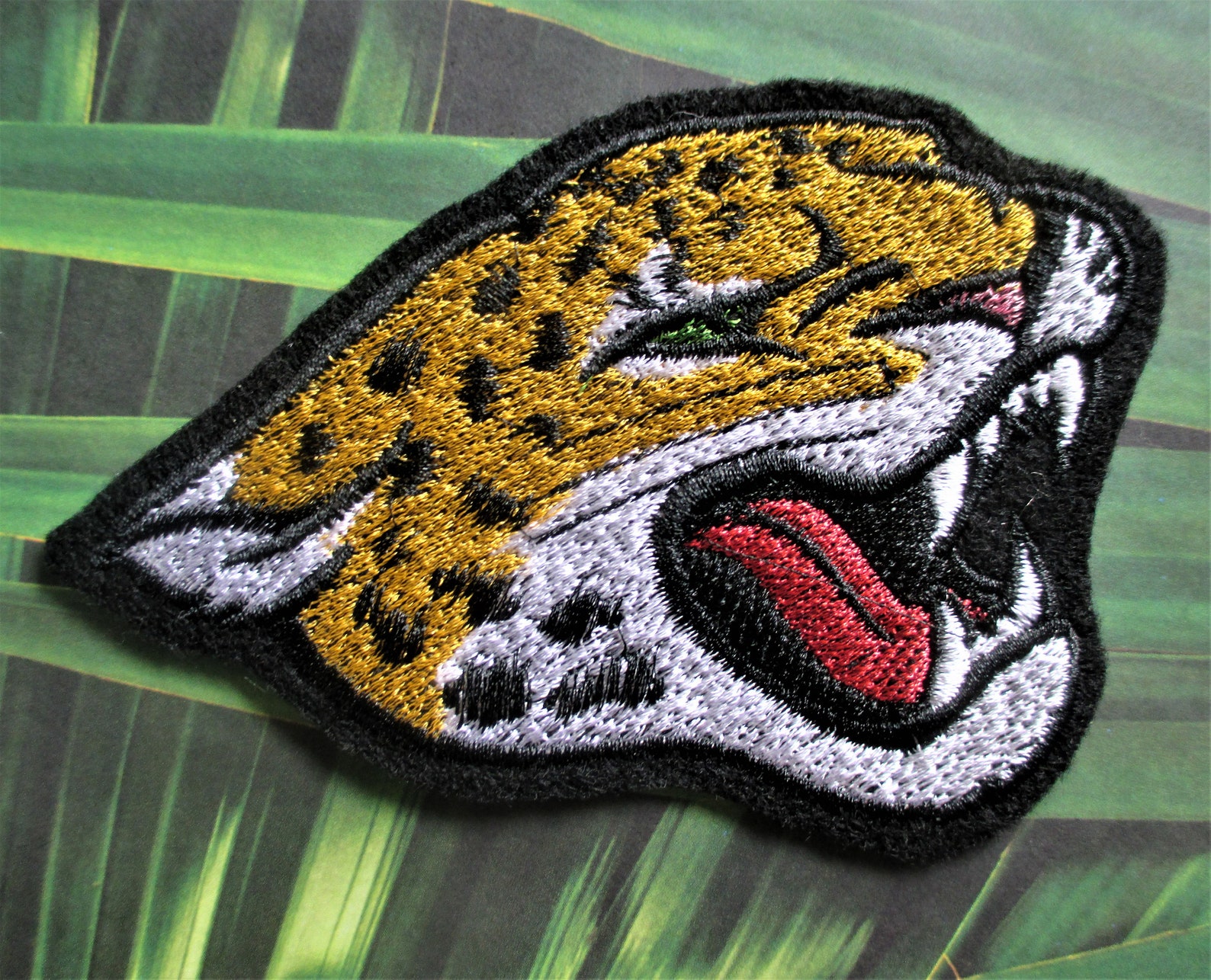 Embroidered Jaguar Applique Patch Jungle Cat Iron on or Sew - Etsy