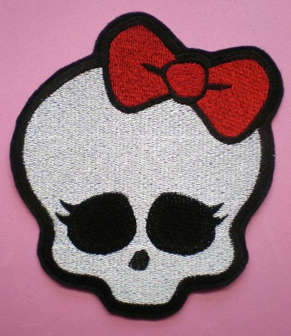 Small Size Embroidered Monster High Skull Applique Patch Iron | Etsy
