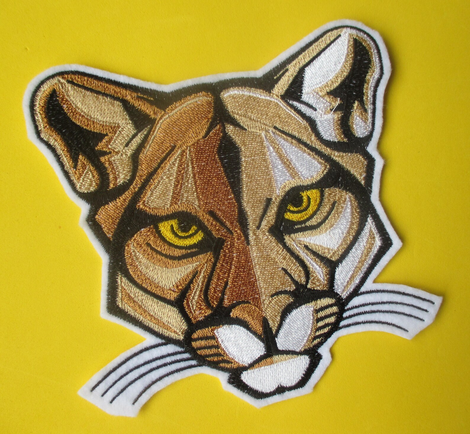 Large 6 1/2 X 6 1/2 Inches Embroidered Puma Applique Patch - Etsy
