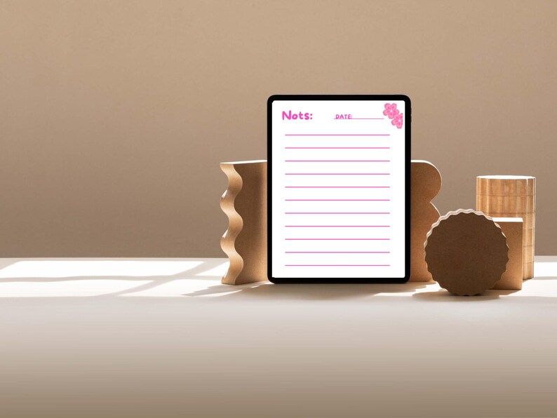 My Secret Notebook – Printable Weekly Planner, 50 Pages, Retro Floral ...