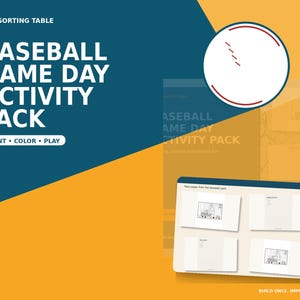Baseball Game Day Activity Pack | Kids Baseball Coloring Pages ...