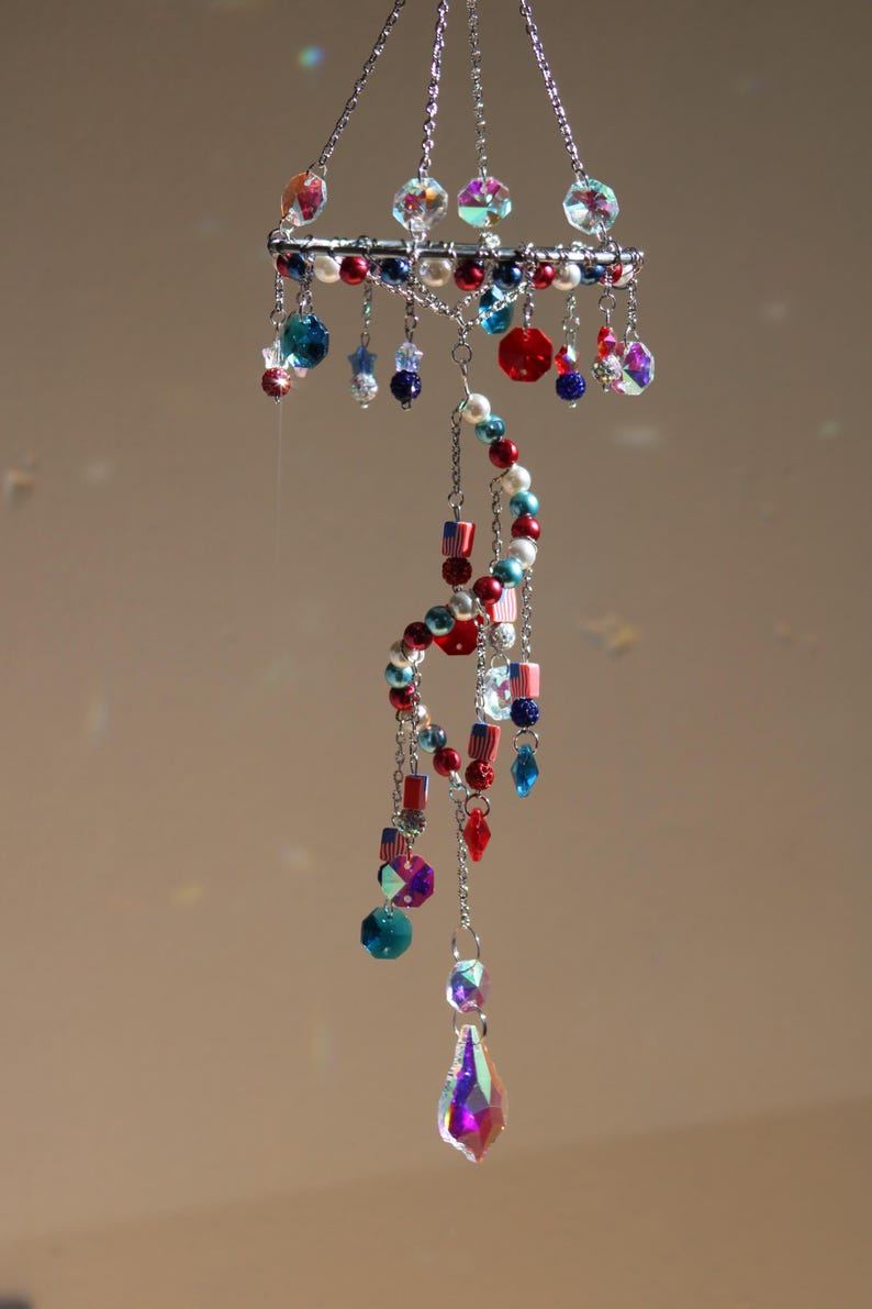 Star-spangled Sparkle Suncatcher - Etsy