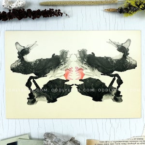 Real 1958 Holtzman Inkblot Plate Board, EXTREMELY RARE, Not ...