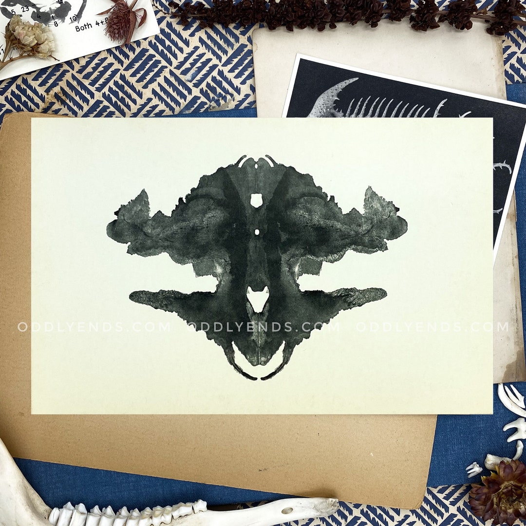 Buy Real 1958 Holtzman Inkblot Plate Original Board, EXTREMELY RARE ...