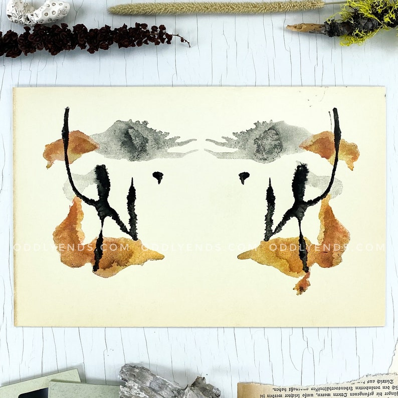 Real 1958 Holtzman Inkblot Plate Board, EXTREMELY RARE, Not ...