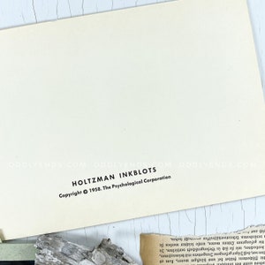 Real 1958 Holtzman Inkblot Plate Original Board, EXTREMELY RARE, Not ...