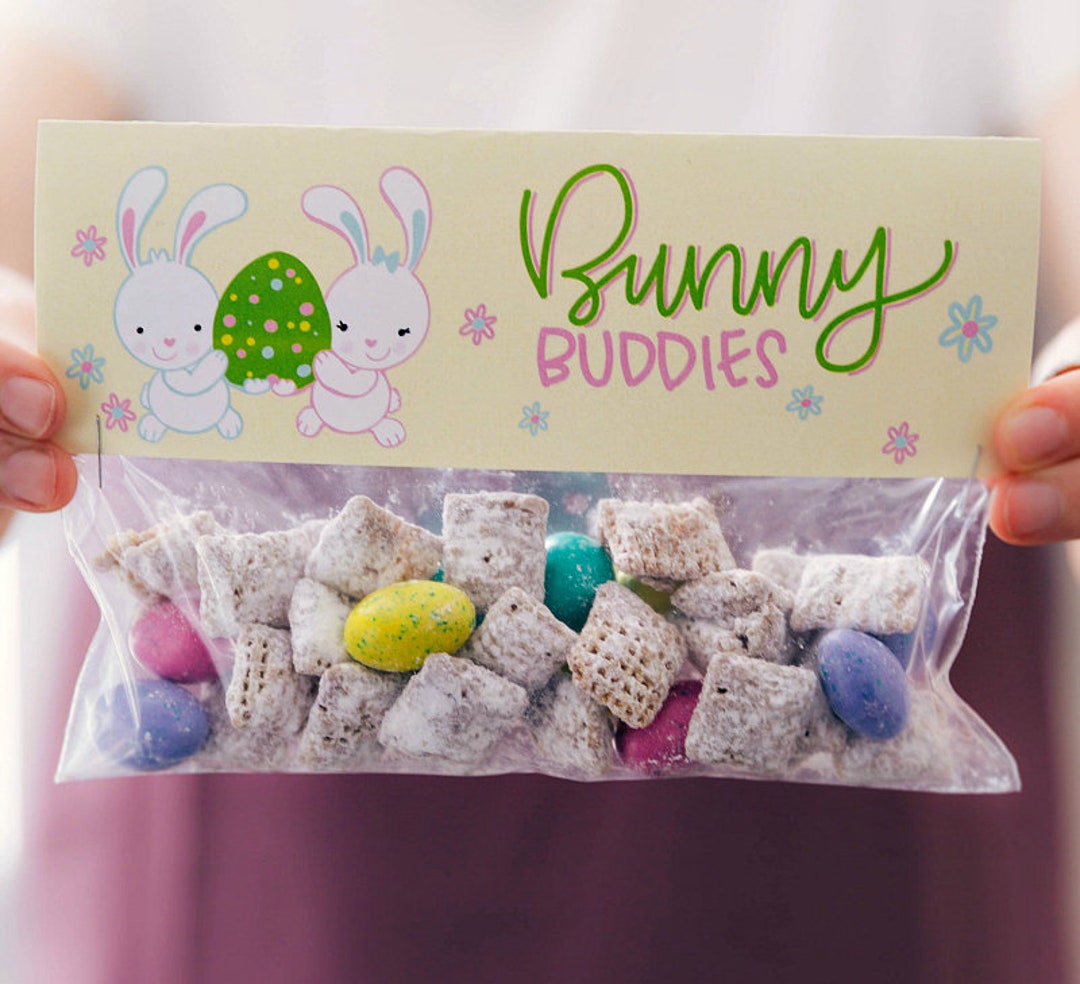 Bunny Buddies - Printed Bag Toppers for Snack Size Baggies - Etsy