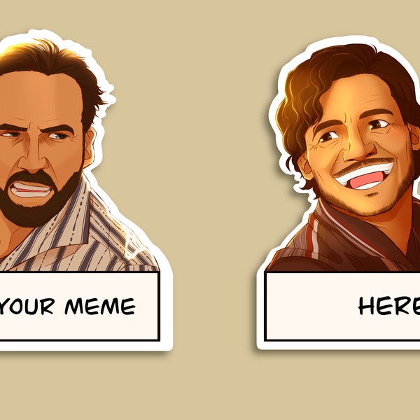Pedro Pascal Meme Stickers - Etsy