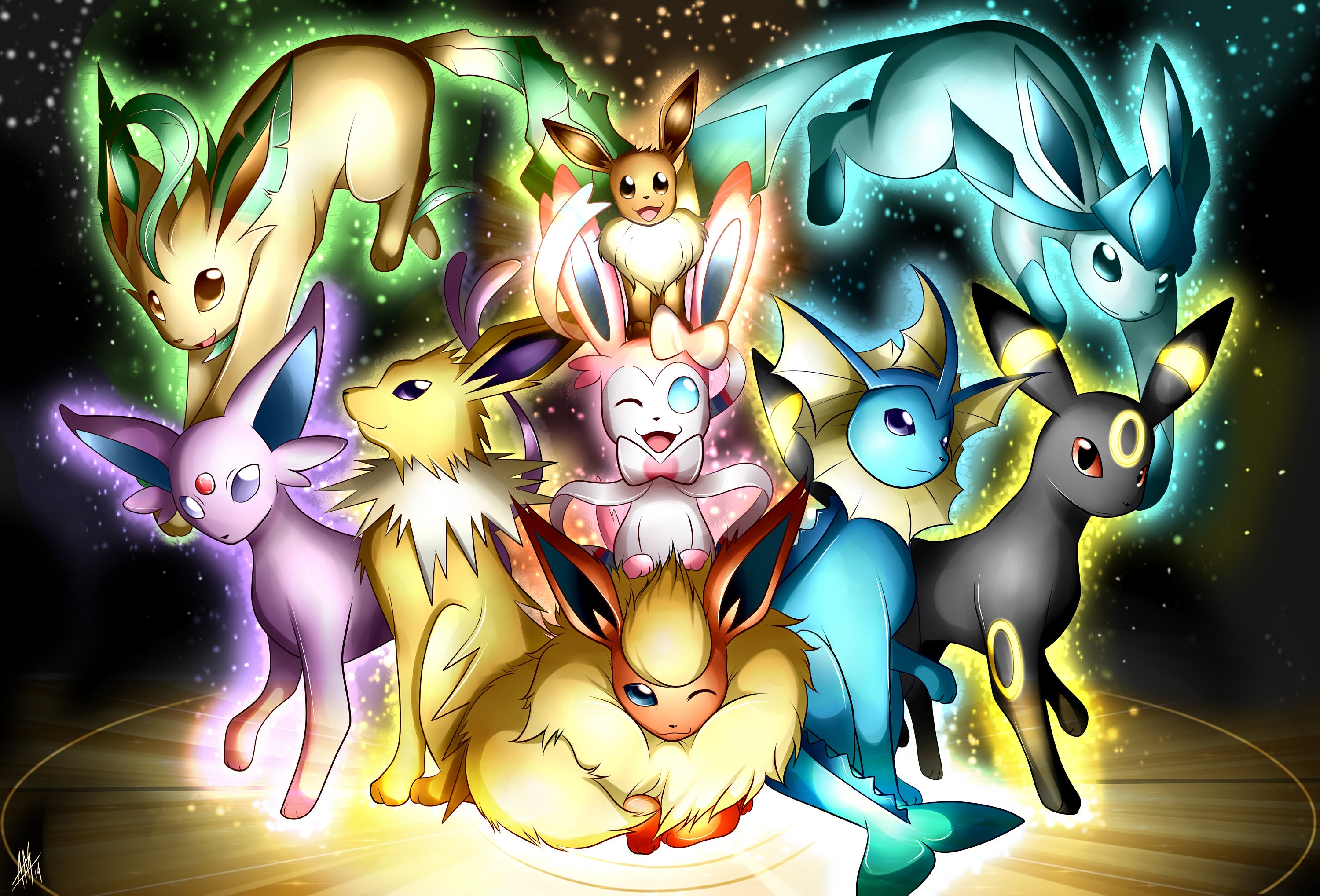 Eeveelutions Print - Etsy