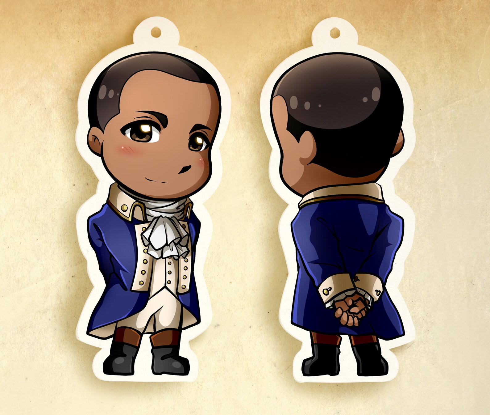 Hamilton Double Sided 2-2.5 Acrylic Charms - Etsy