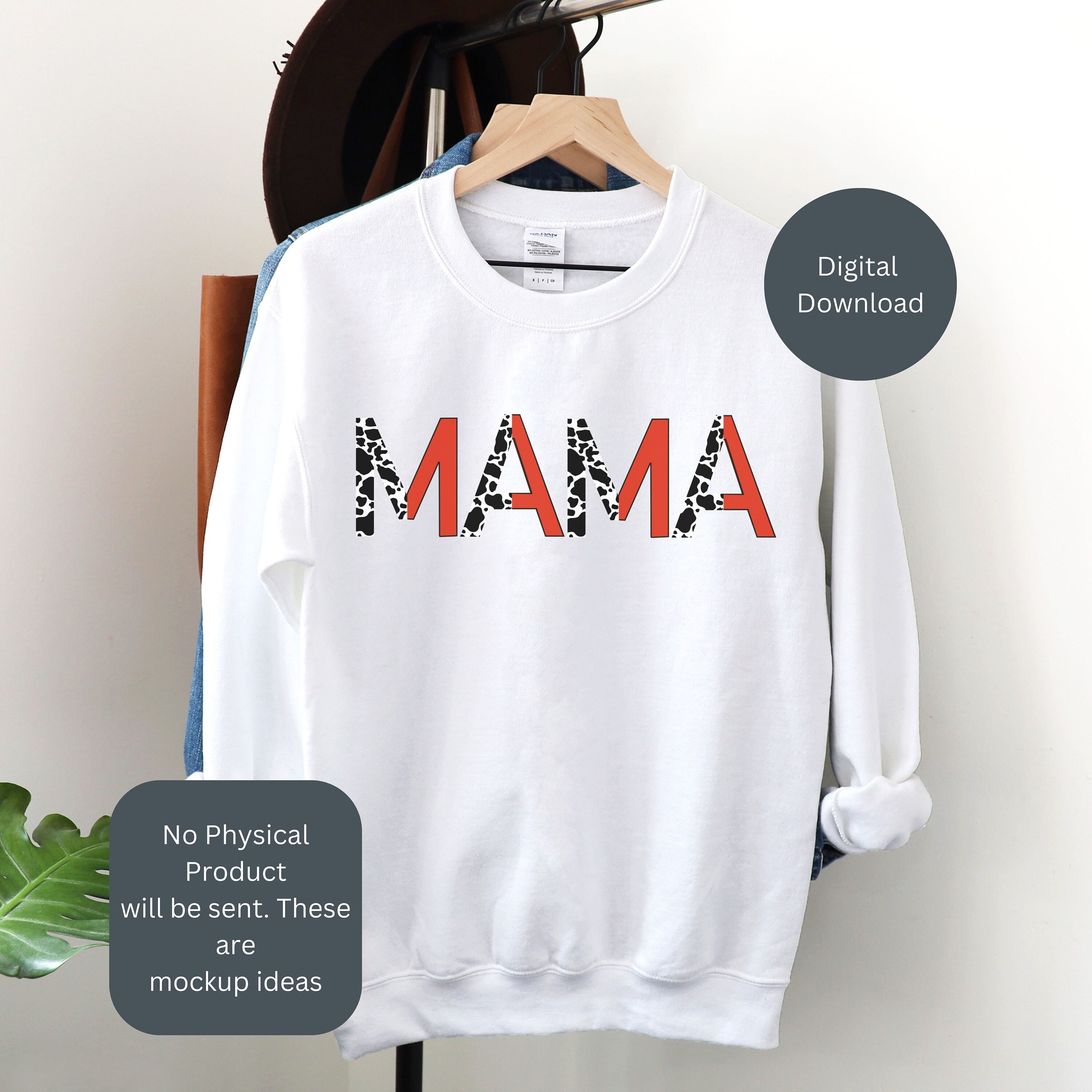 Digital Artwork MIMI Chickfila Inspired Cow Print Red - Etsy