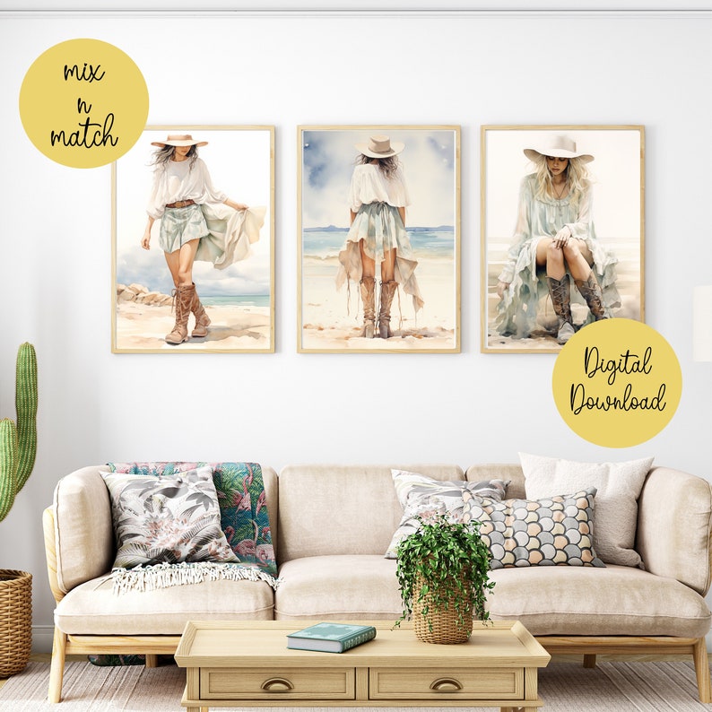 Coastal Cowgirl Printable Print Poster Beach Printable - Etsy Coastal Cowgirl Printable Print Poster Beach Printable - Etsy