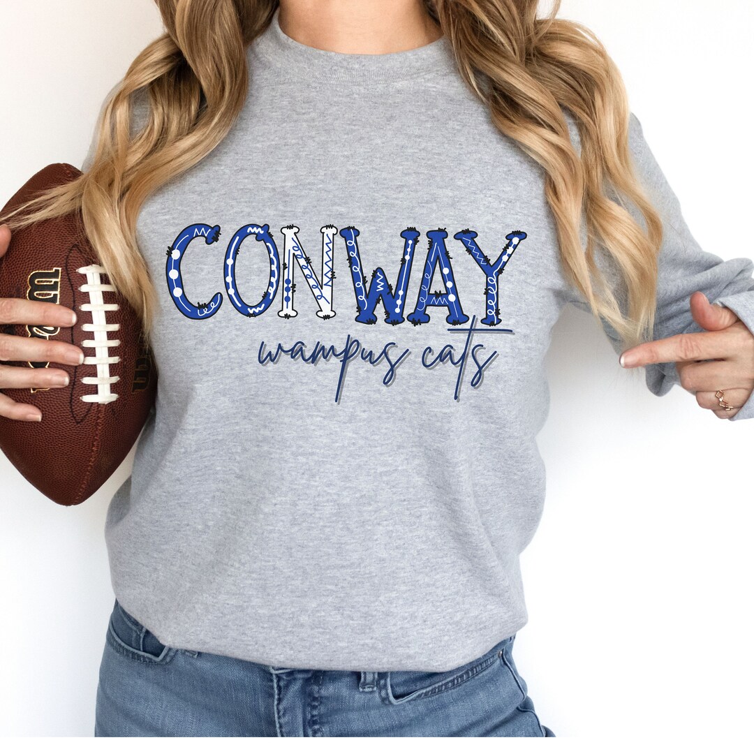 Conway Wampus Cats Sweatshirt, High School Sweatshirt, Mascot Shirt ...