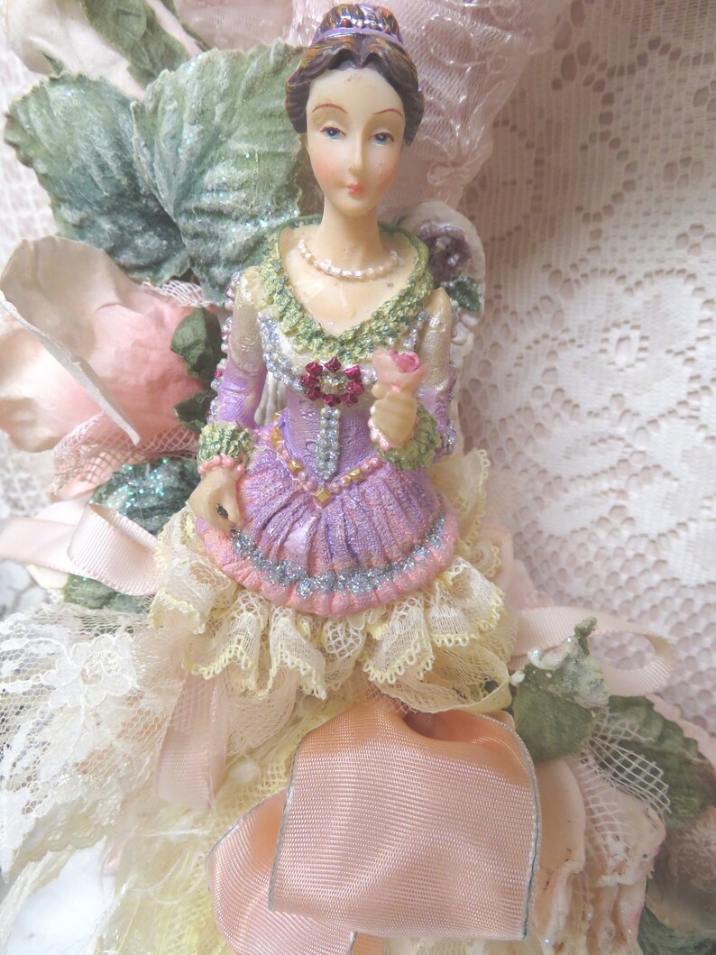 Victorian Angel Wreath, Angel Wreath, Pink Angel Wreath, Pink Wreath - Etsy