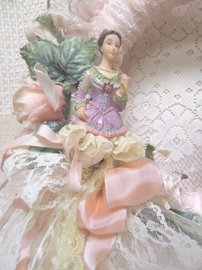Victorian Angel Wreath Angel Wreath Pink Angel Wreath Pink - Etsy