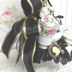 October Arrangement, Tea Party, Haunted Tea Party, Skeleton Tea Party ...