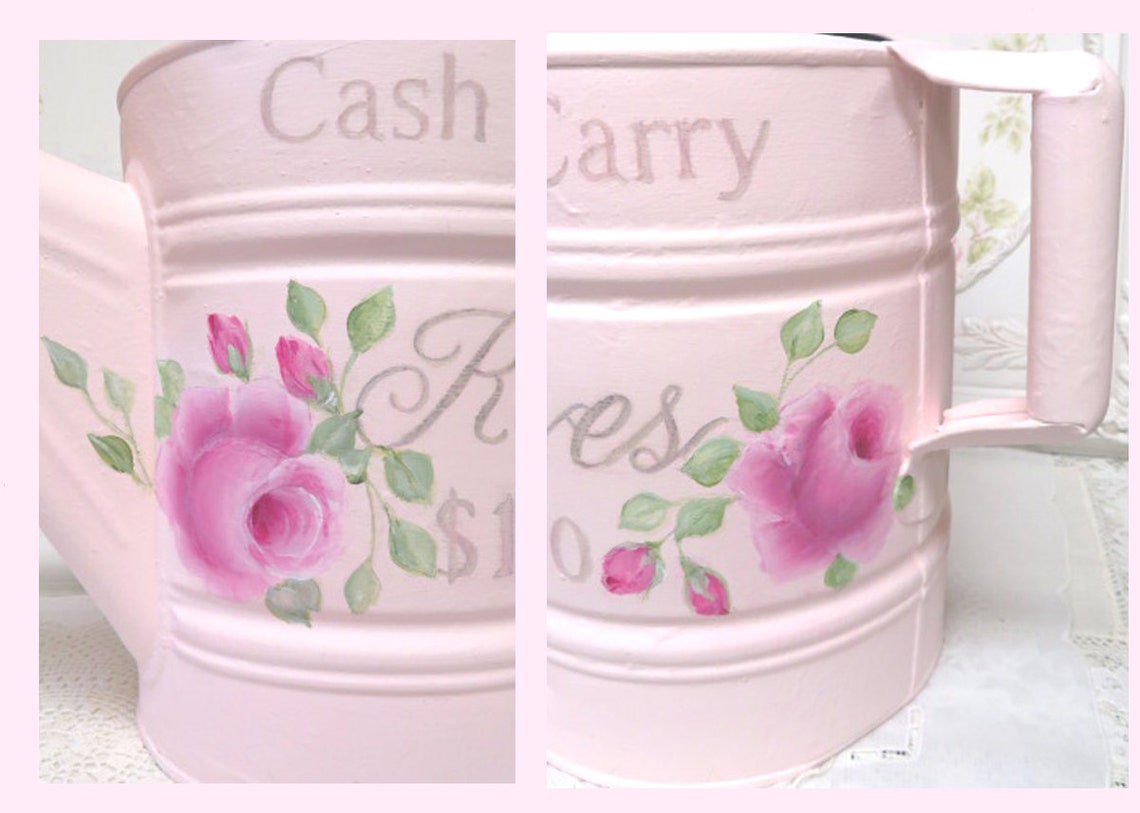Pink Rose Water Can - Etsy