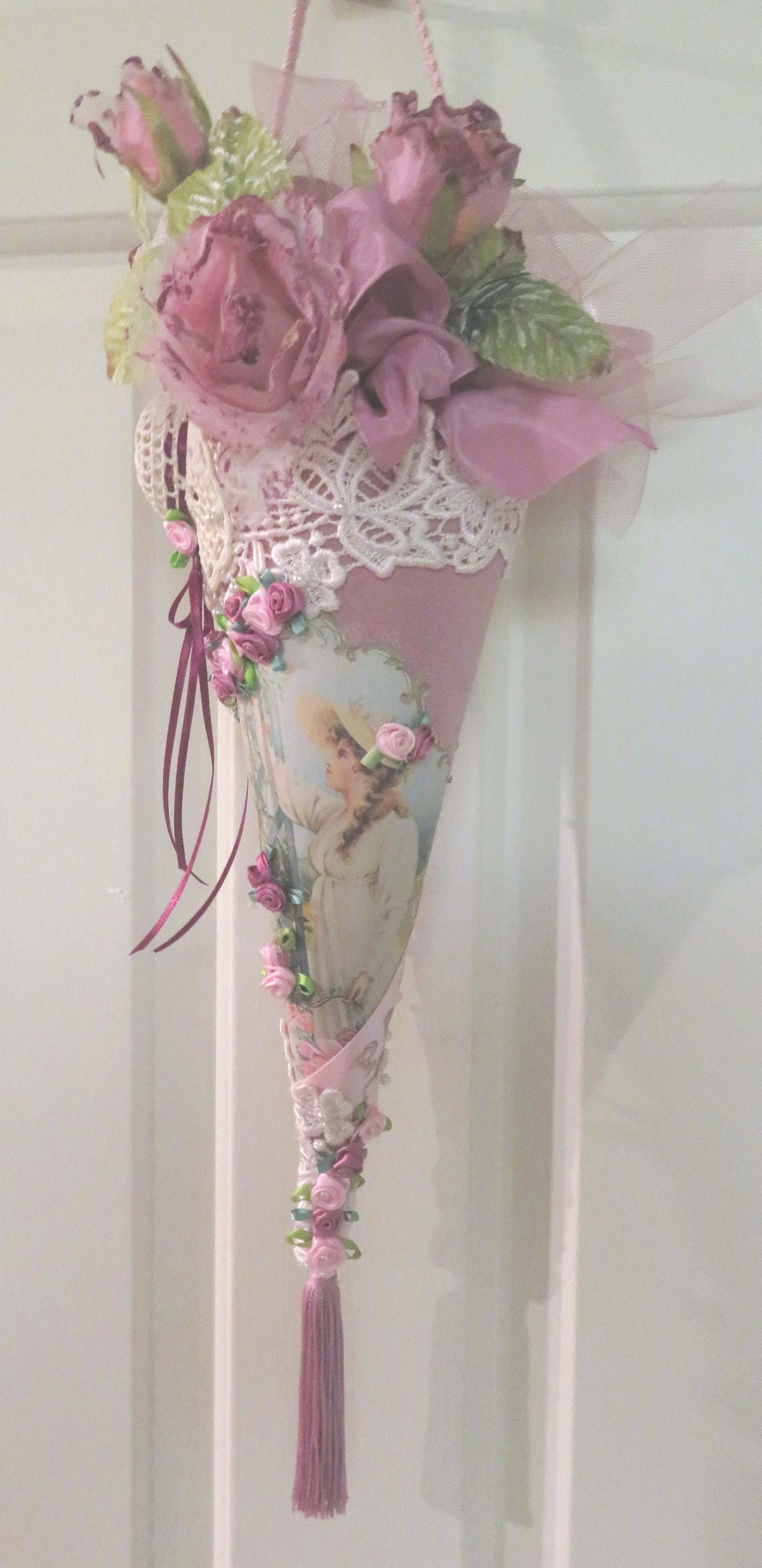 Tussie Mussie Rose Tussie Mussie Pink Tussie Mussie Garden - Etsy