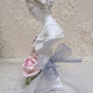 Statue, Lady Statue, Statue With Roses, Rose Statue - Etsy